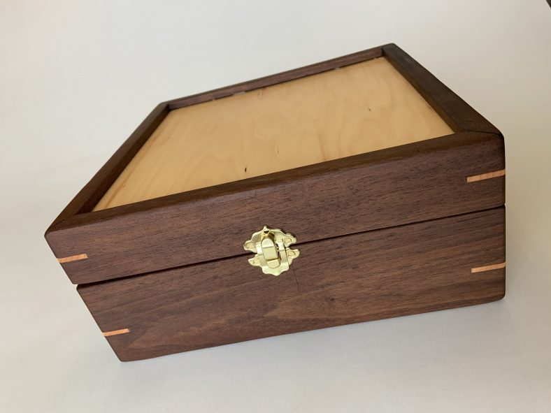 Wooden Stash Box | Walnut & Maple Wood | Flavor Fix